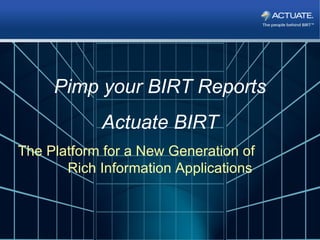 Pimp Your BIRT Reports | PPT | Shareware and Freeware | Computer ...