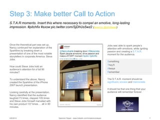 SXSW 2014 Workshop - Pimp your pitch learn visual storytelling | PPT
