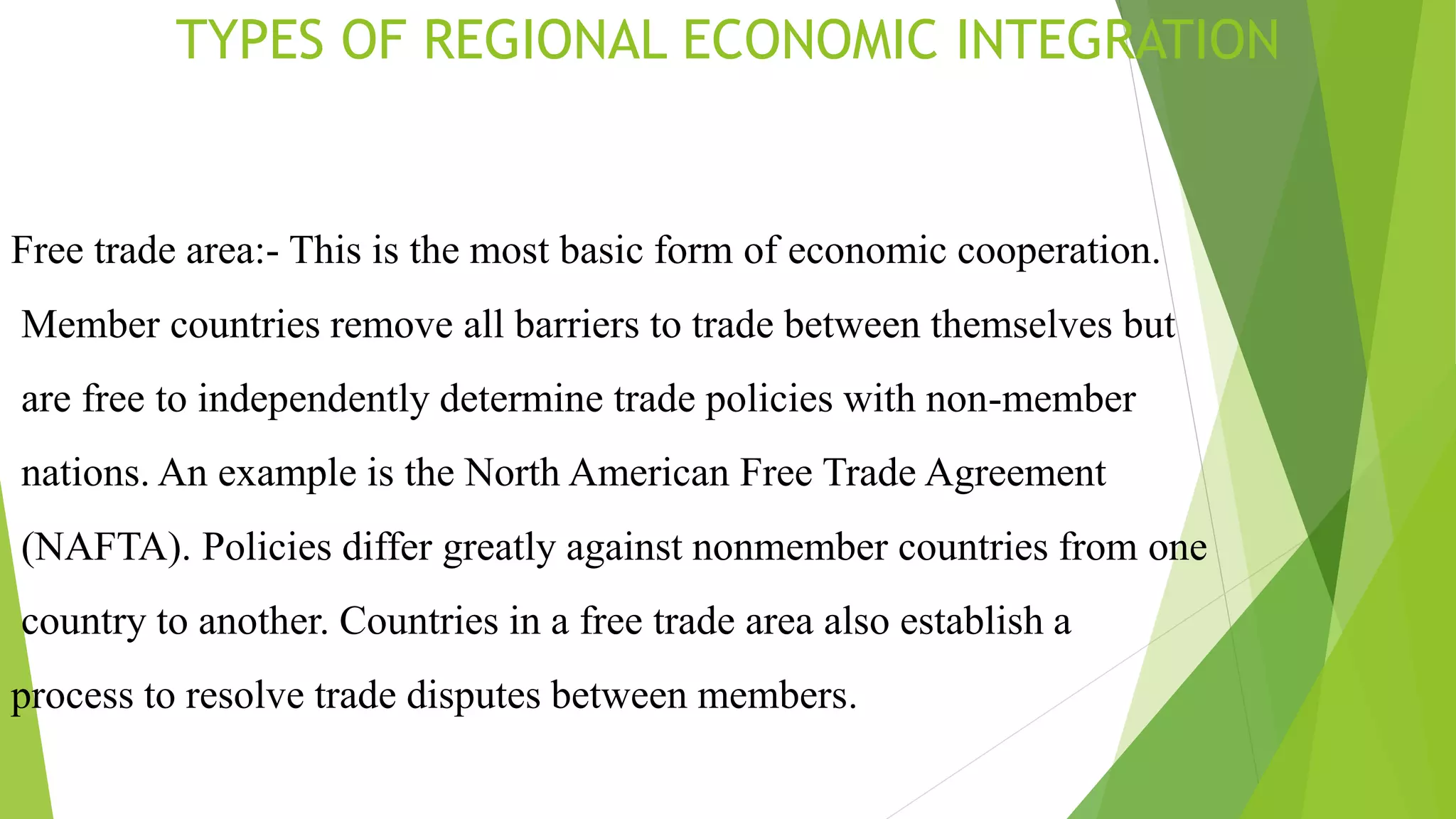 Regional Economic Integration | PPTX