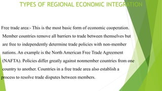 Regional Economic Integration | PPTX