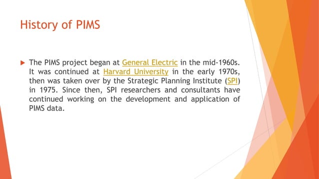 Profit Impact of Market Strategies (PIMS) | PPTX