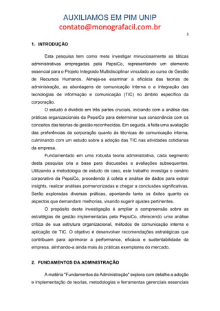 PIM UNIP PRONTO GESTÃO COMERCIAL UNIVERSIDADE PAULISTA | PDF