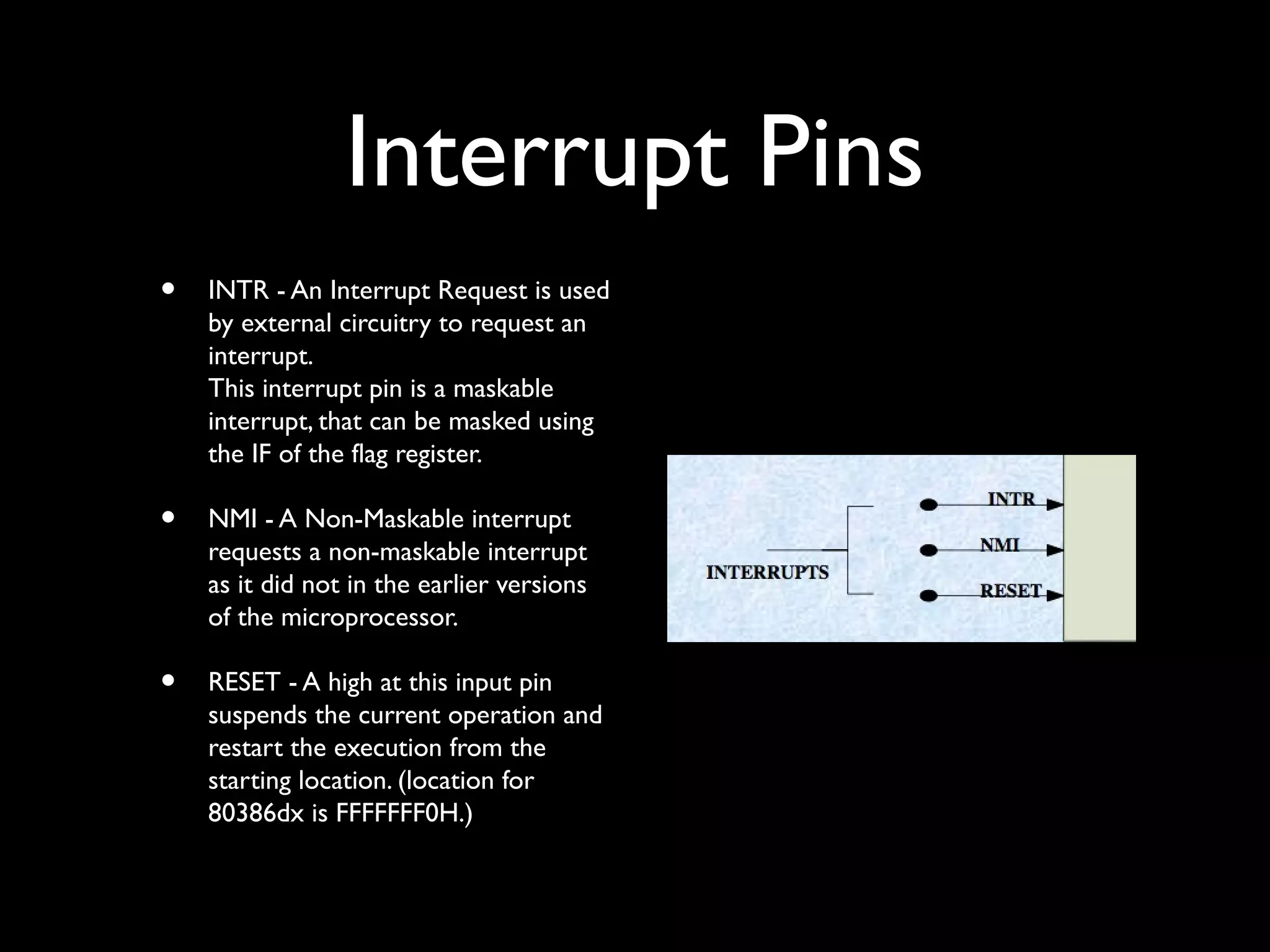 Pin Description Diagram of Intel 80386 DX Microprocessor | PPT