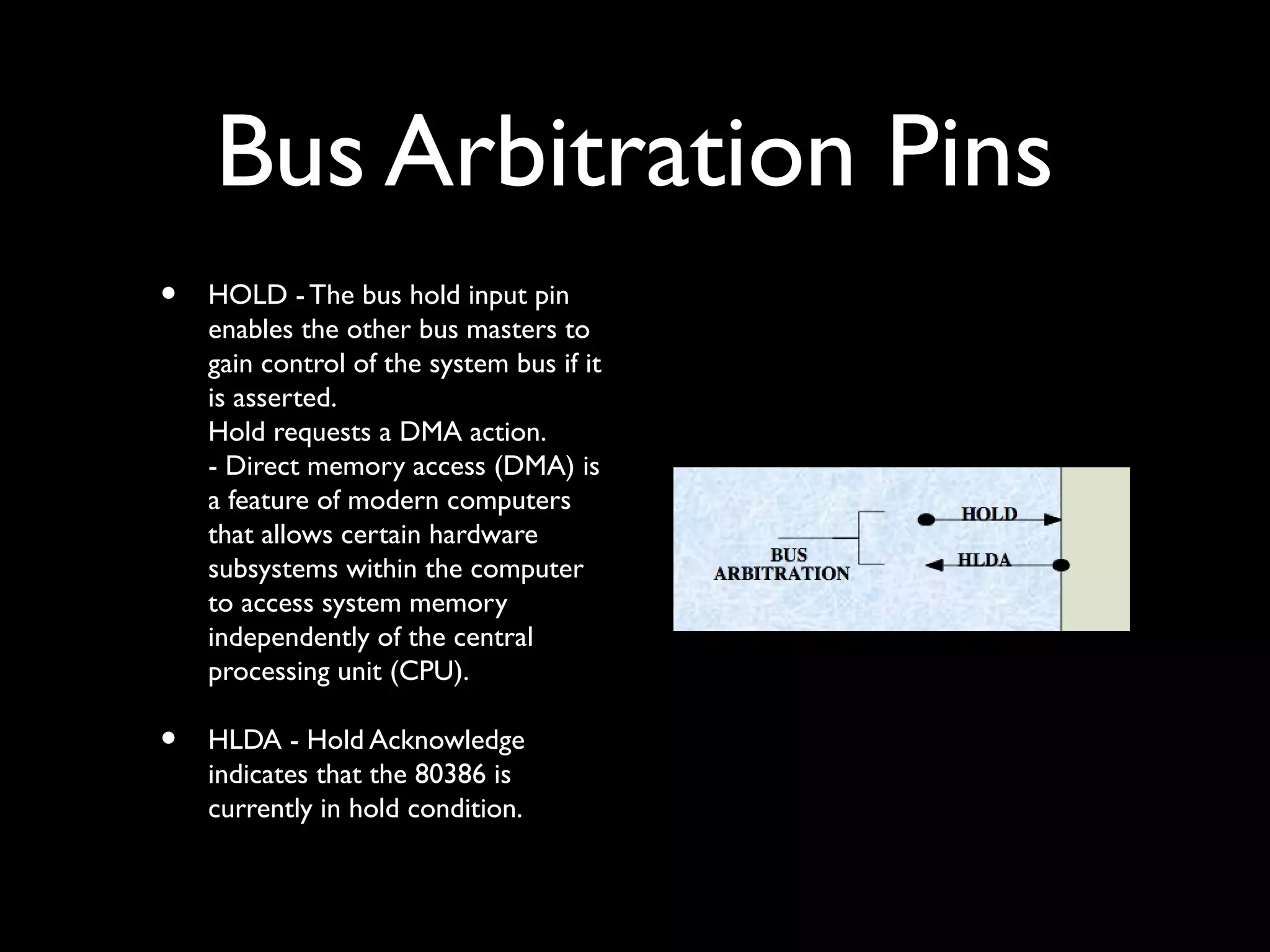 Pin Description Diagram of Intel 80386 DX Microprocessor | PPT