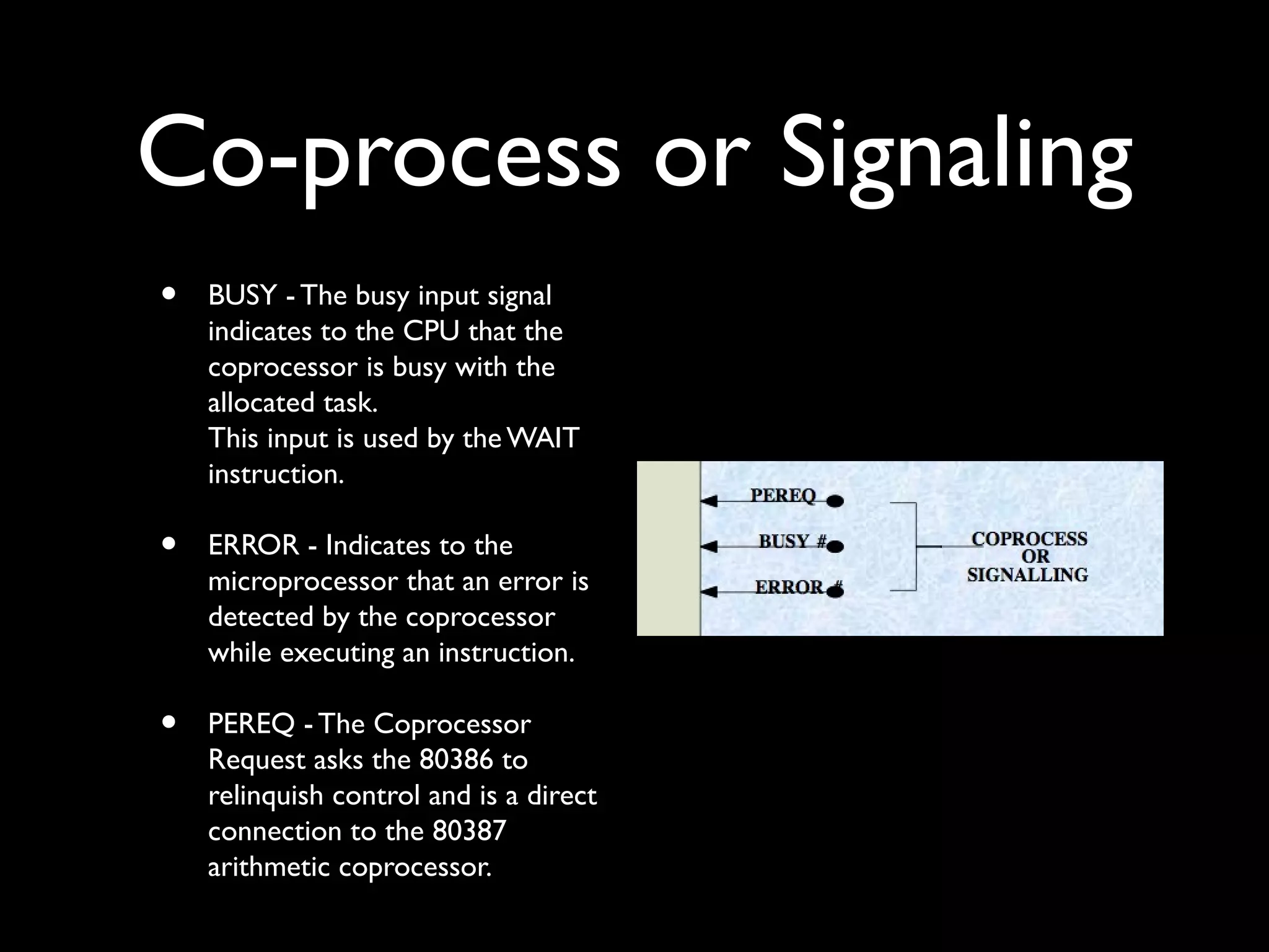 Pin Description Diagram of Intel 80386 DX Microprocessor | PPT