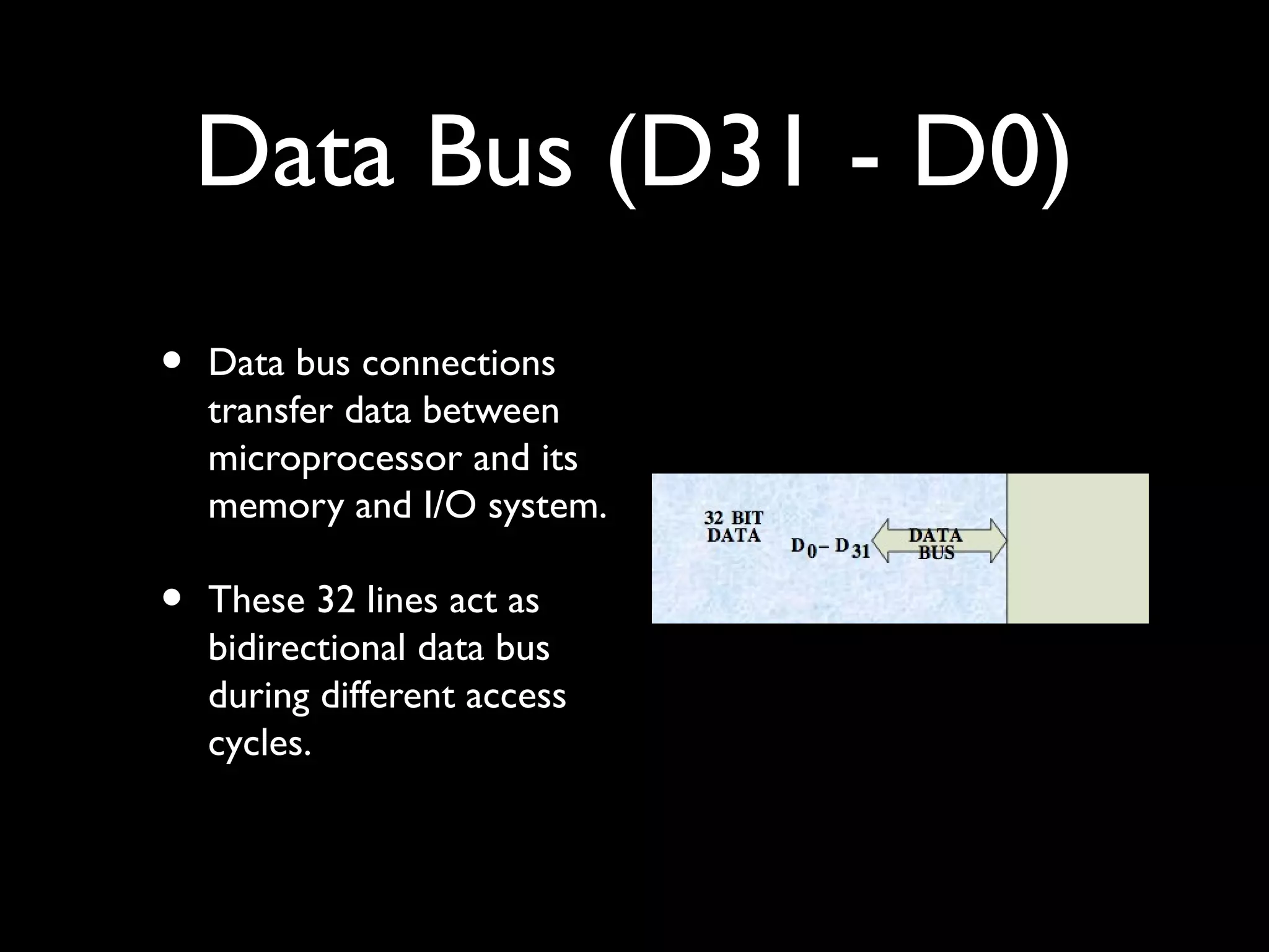 Pin Description Diagram of Intel 80386 DX Microprocessor | PPT