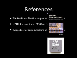 Pin Description Diagram of Intel 80386 DX Microprocessor | PPT