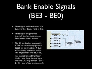 Pin Description Diagram of Intel 80386 DX Microprocessor | PPT