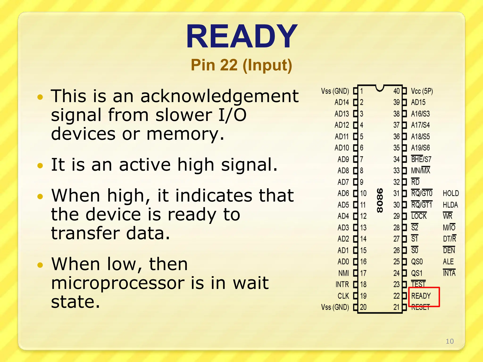 pin-diagram-details-of-8086-microprocessor | PPT