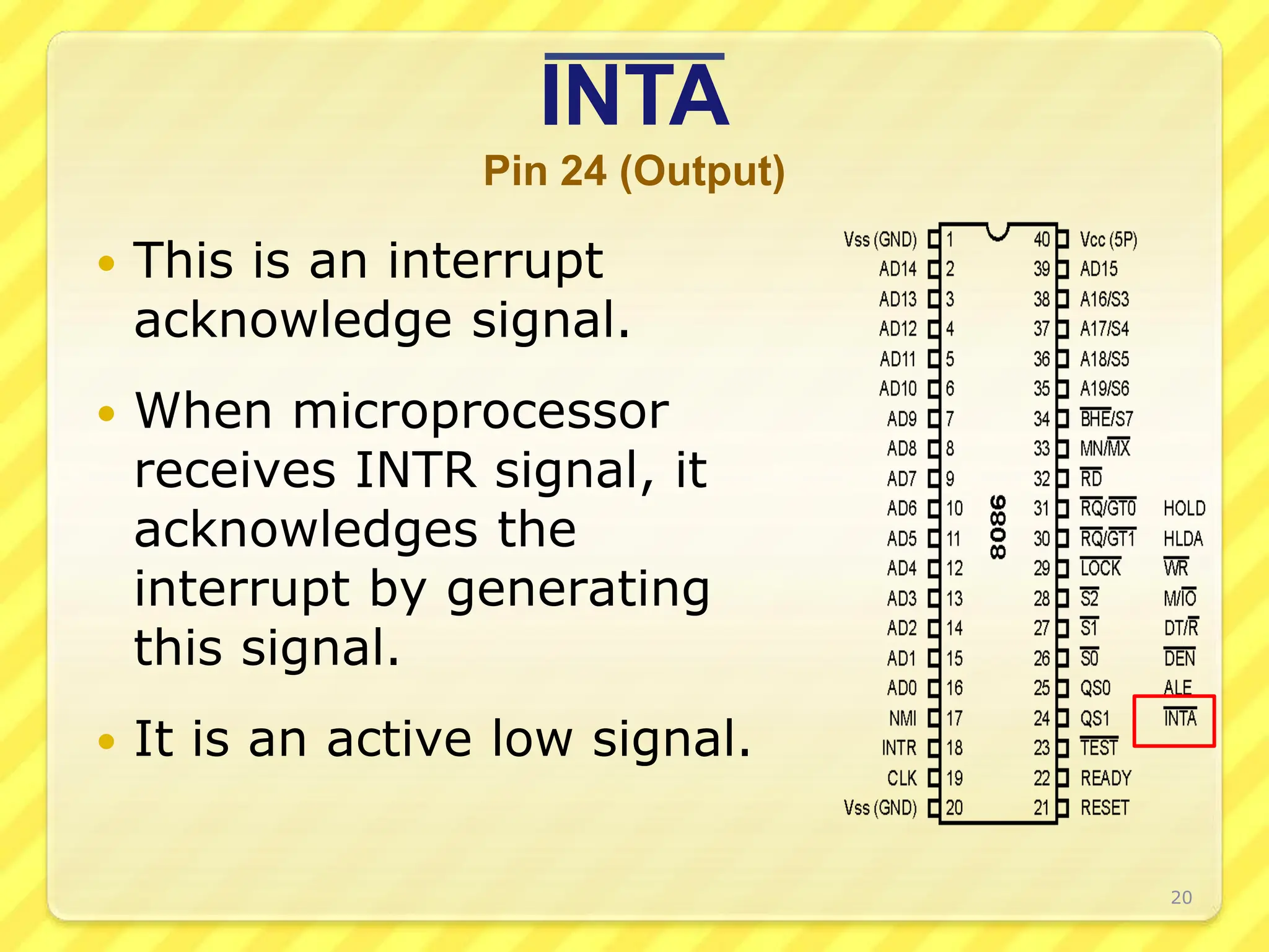 pin-diagram-details-of-8086-microprocessor | PPT