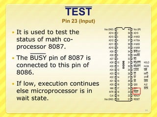 pin-diagram-details-of-8086-microprocessor | PPT