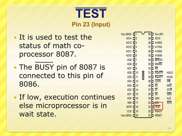 pin-diagram-details-of-8086-microprocessor | PPT
