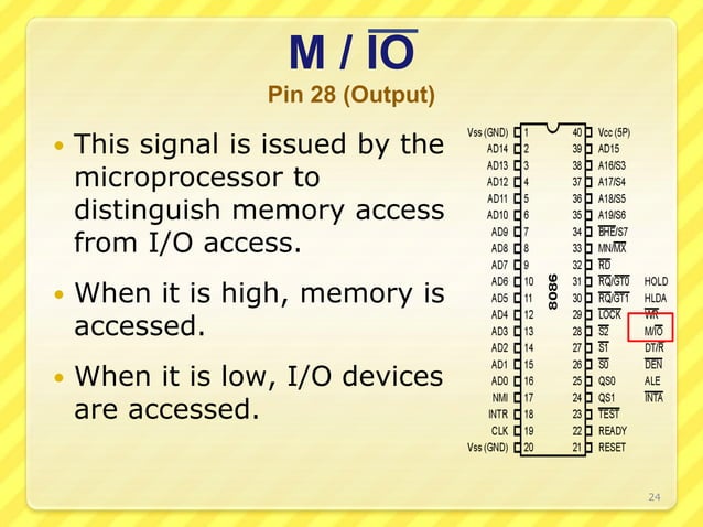 pin-diagram-details-of-8086-microprocessor | PPT