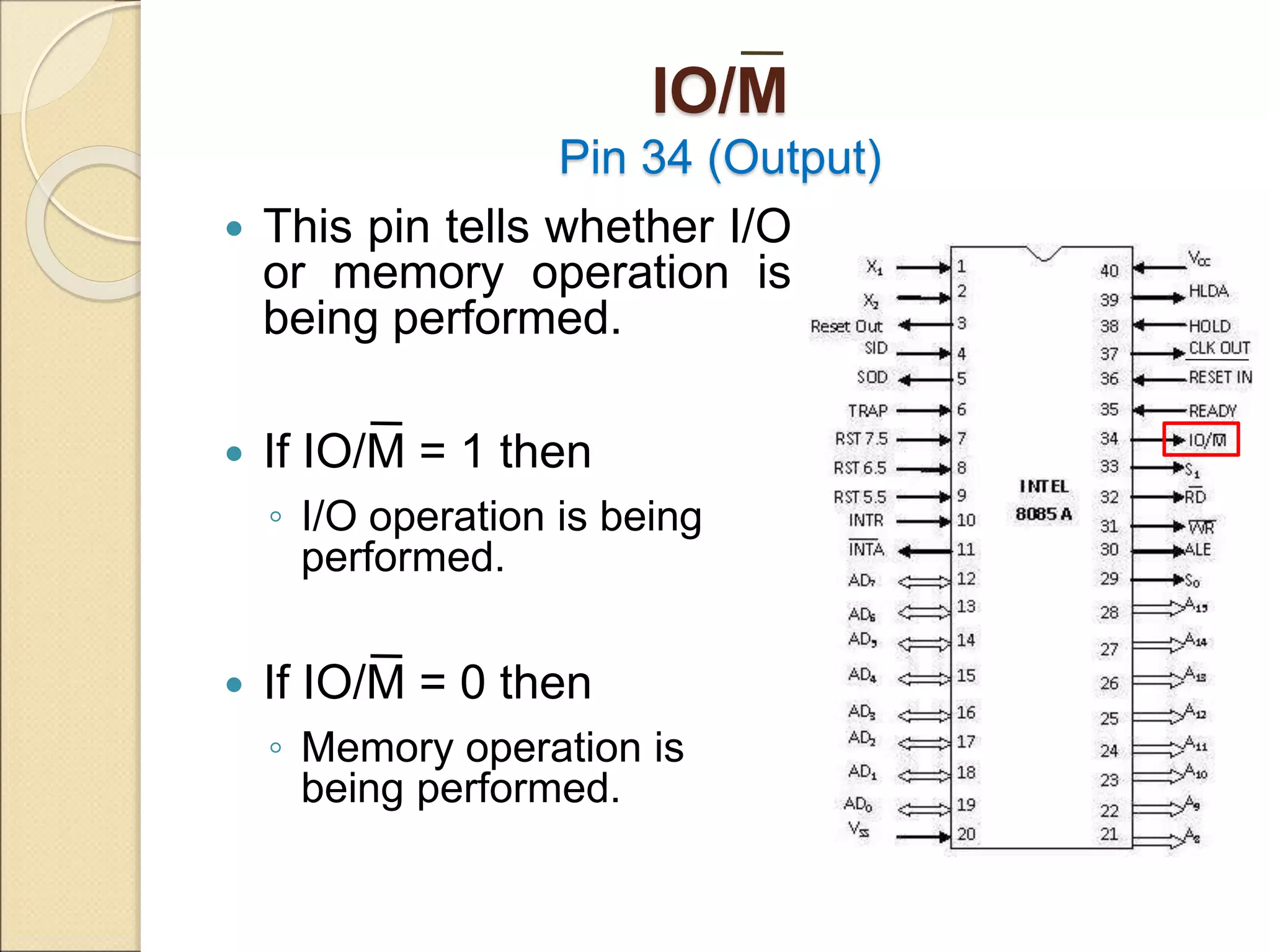 pin-diagram of 8085_new.ppt | Computer Peripherals | Computing