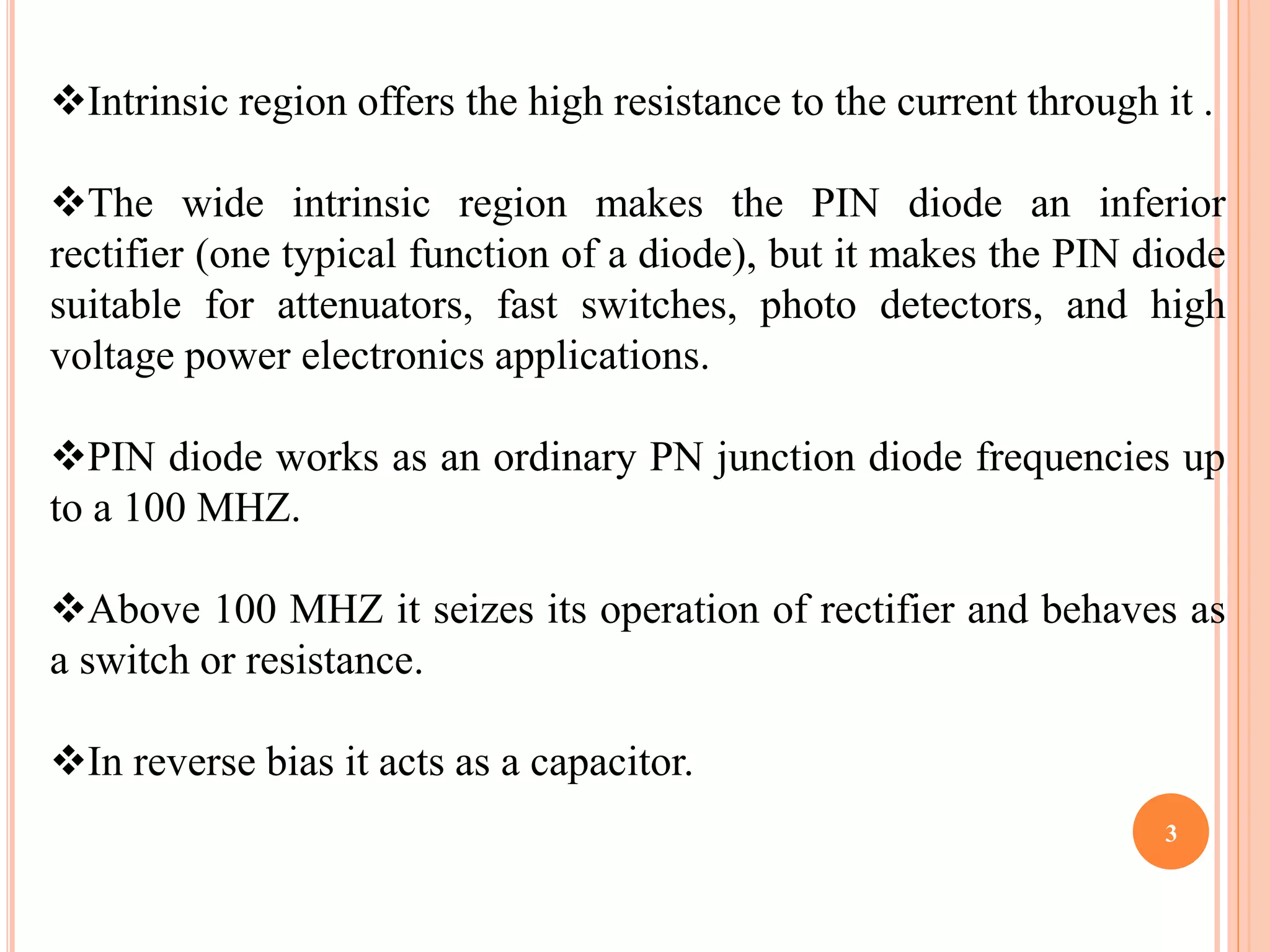 Pin diode | PPTX