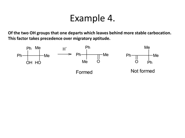 Pinacol pinacolone rearrangement | PPTX