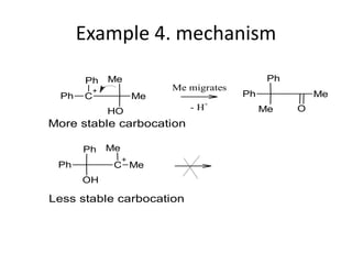 Pinacol pinacolone rearrangement | PPTX