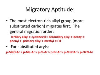 Pinacol pinacolone rearrangement | PPTX