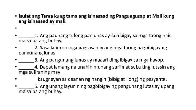 Pinagmulan at Layunin ng mga Pangunang Lunas.pptx