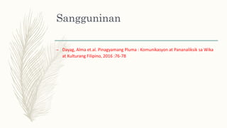 Pinagmulan ng wika | PPTX