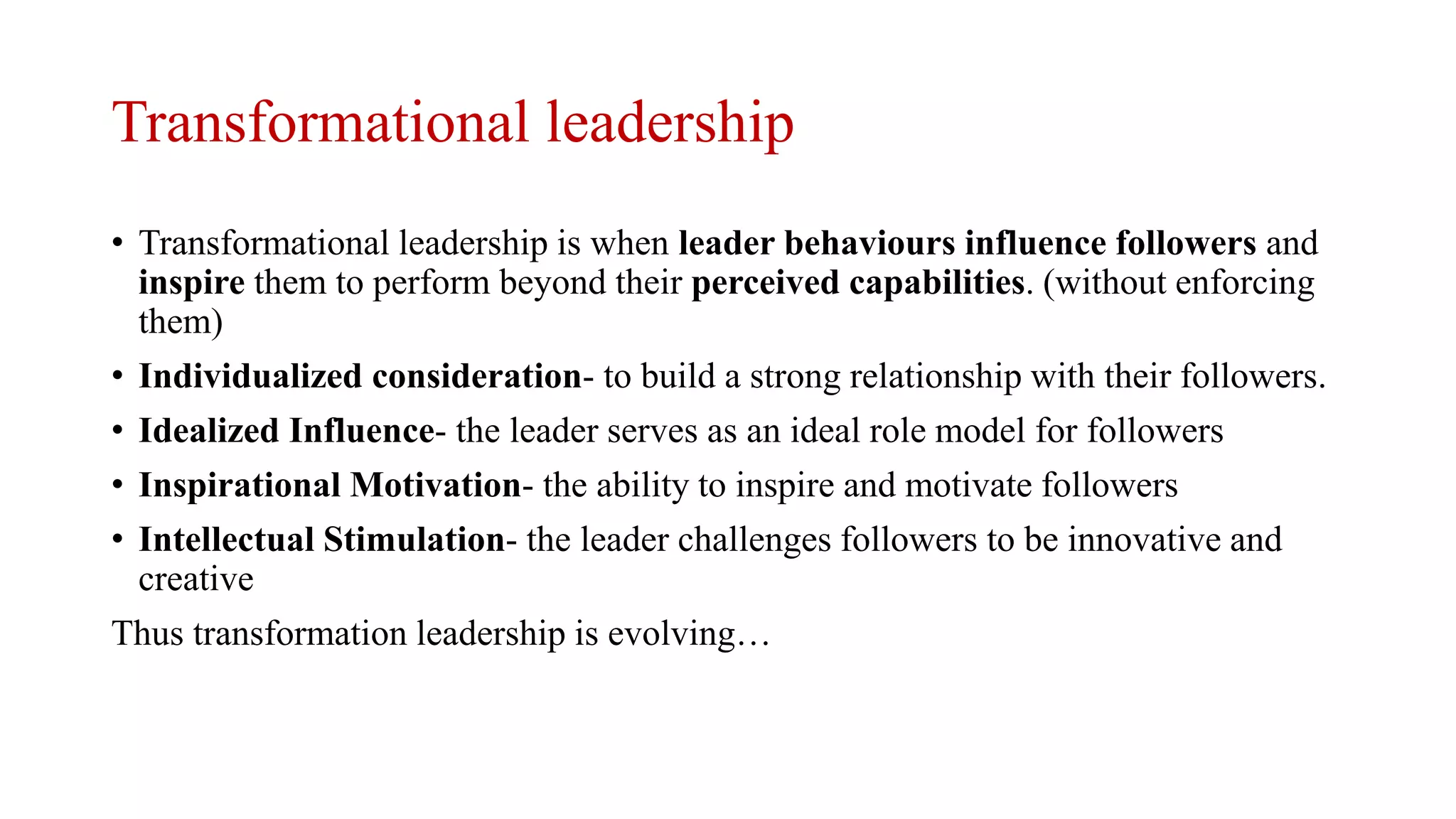 Theories of Leadership- Pinak | PPTX