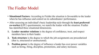Theories of Leadership- Pinak | PPT