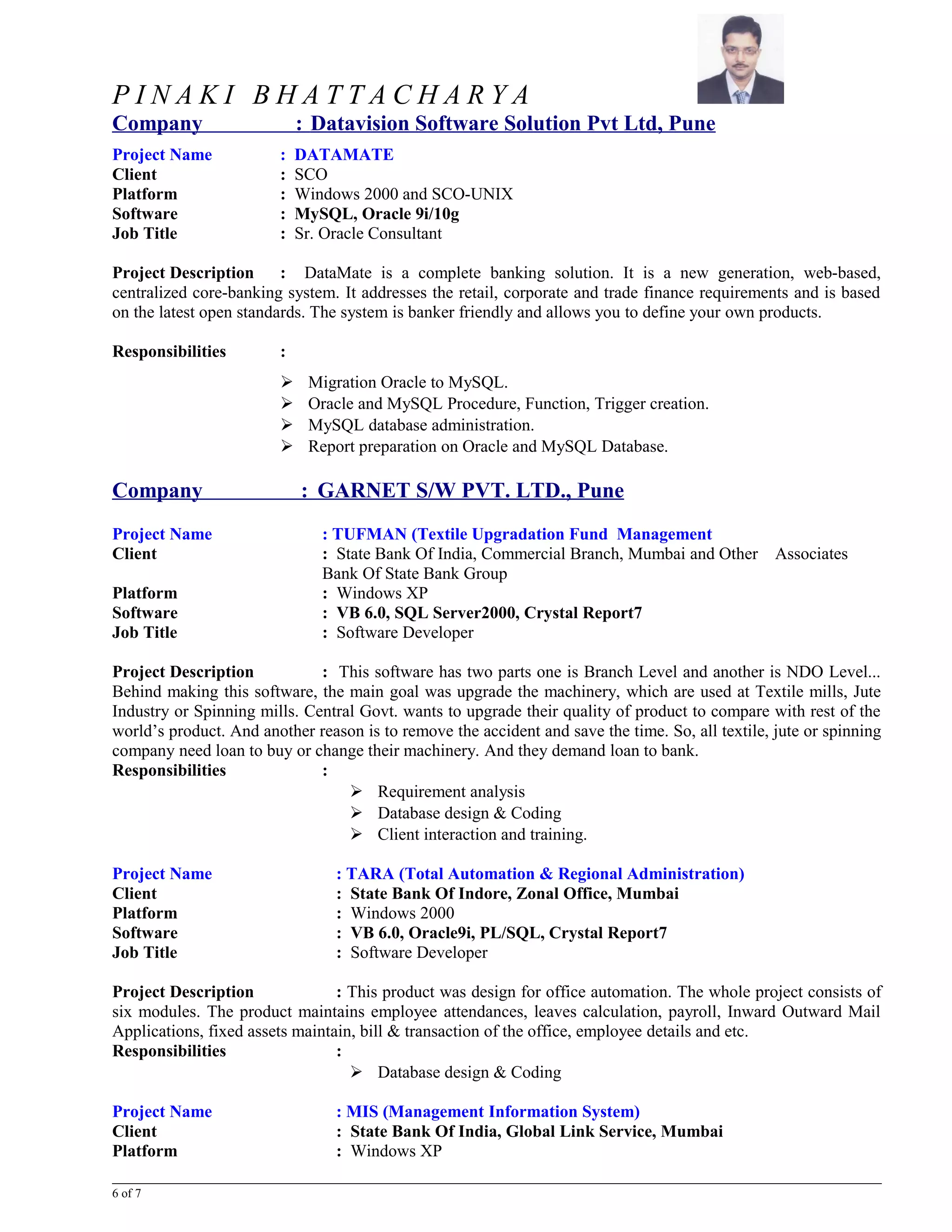 Pinaki bhattachaya (Data Analyst) | DOC