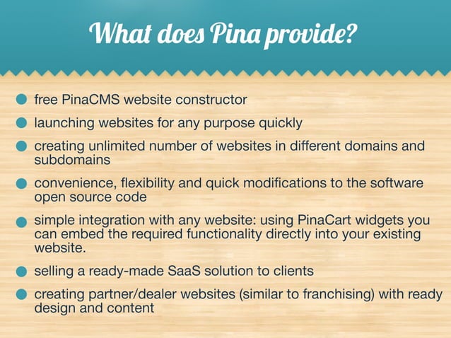 PinaCart multisite platform | PPT