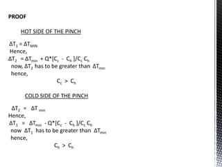 Pinch analysis technique to optimize heat exchanger | PPTX
