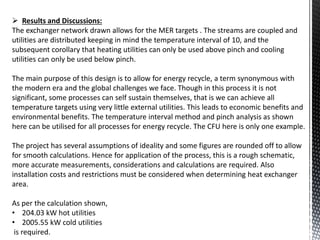 Pinch analysis technique to optimize heat exchanger | PPTX