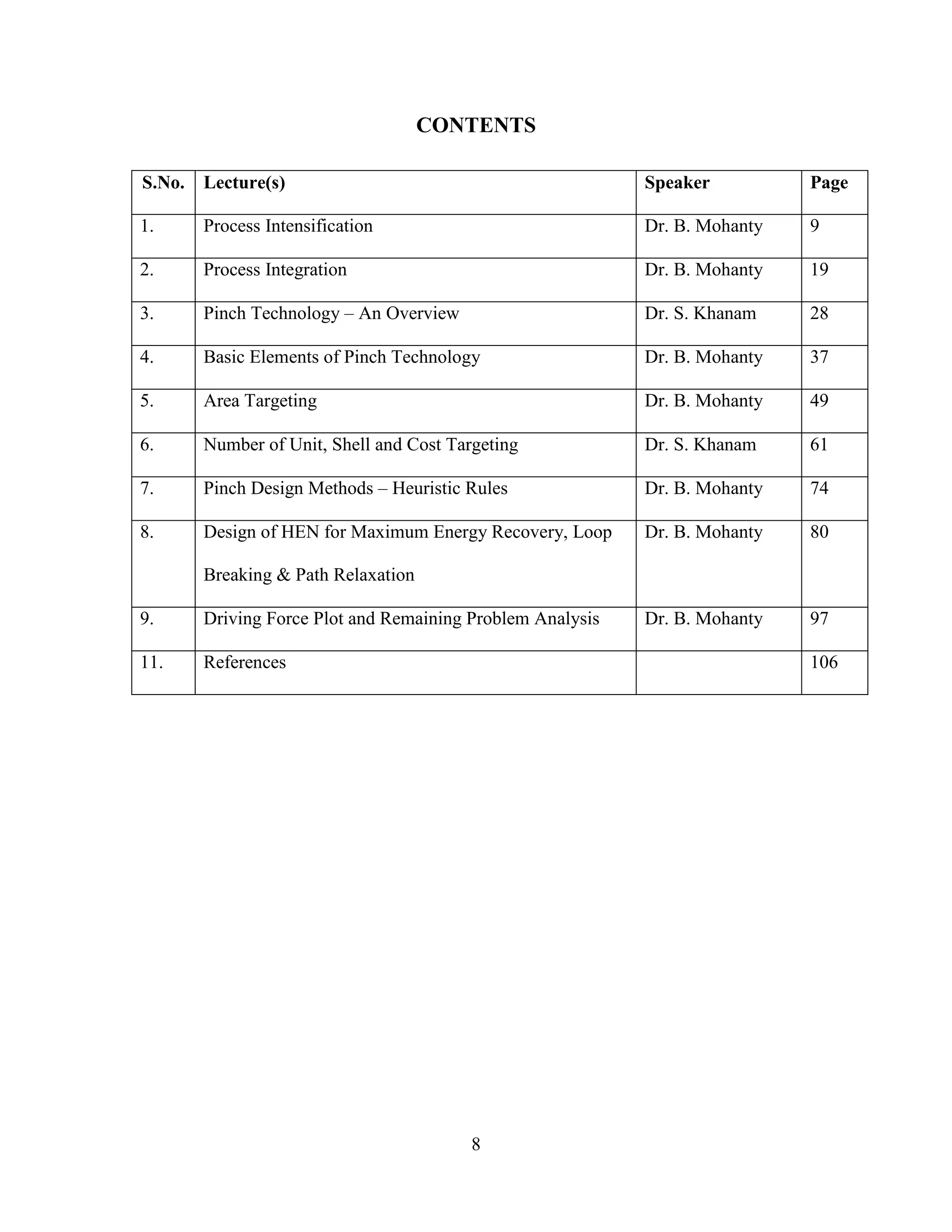 Pinch analysis a tool for efficient use of energy | PDF