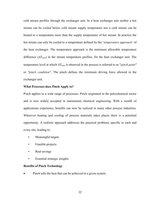 Pinch analysis a tool for efficient use of energy | PDF
