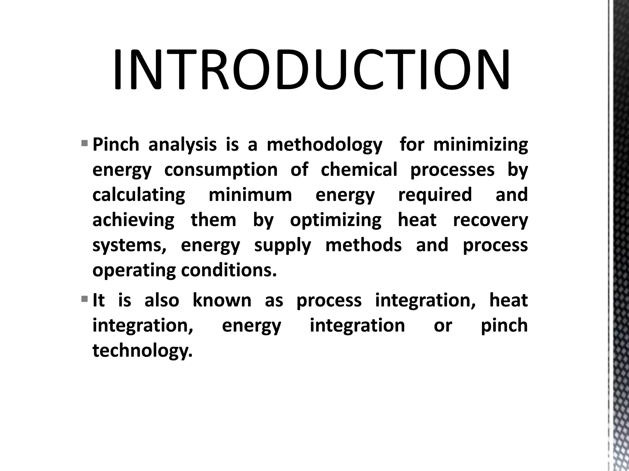 Pinch analysis in biotechnology | PPTX