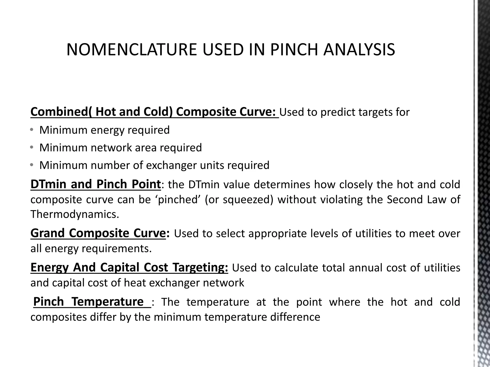 Pinch analysis in biotechnology | PPTX