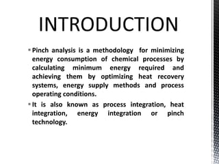 Pinch analysis in biotechnology | PPTX