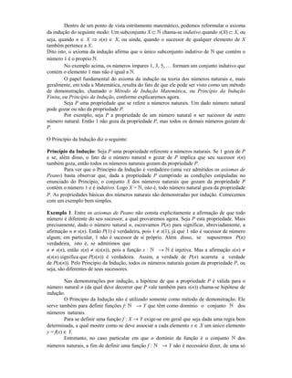 Pincipio da indução | PDF
