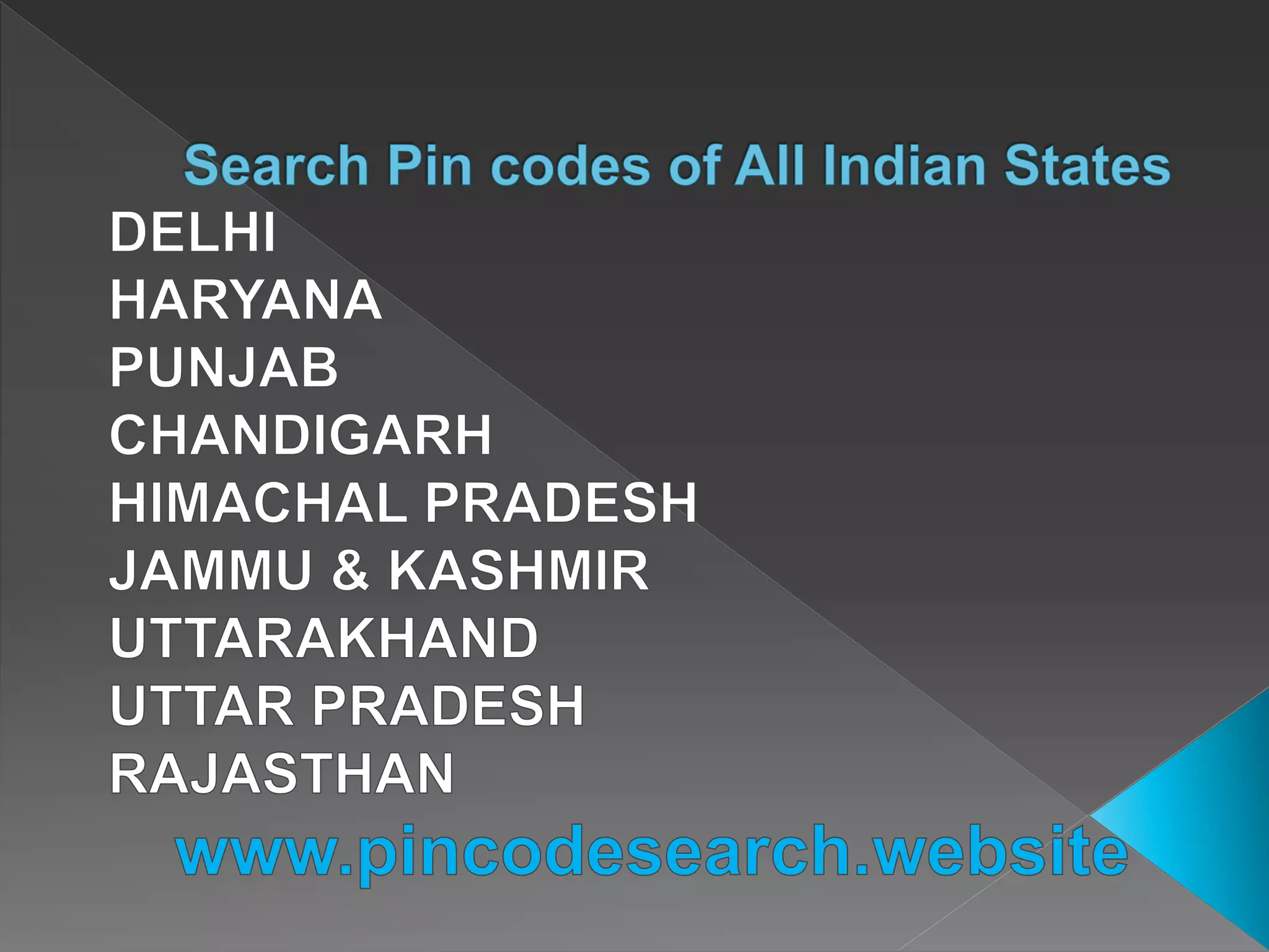 Leading Indian Pin Code Search Engine Ppt