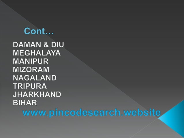 Leading Indian Pin Code Search Engine Ppt