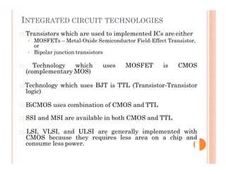 Comprehensive Overview of Integrated Circuits: Types, Packages, and ...