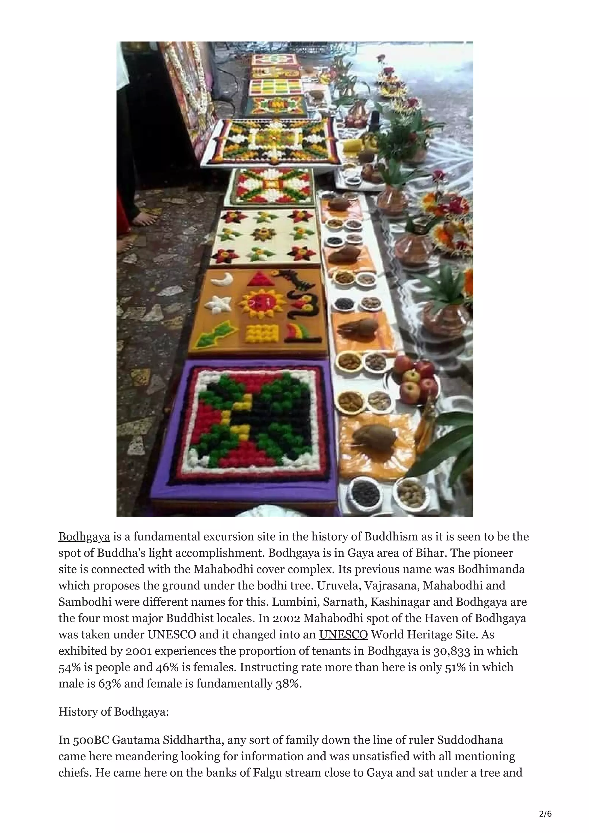 Pind daan in gaya a trip to bodh gaya | PDF