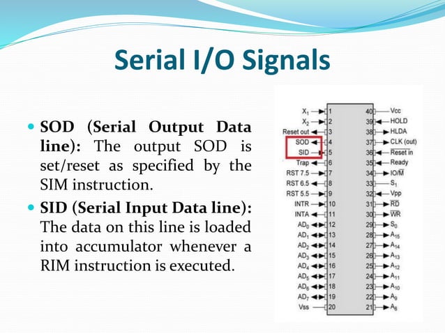 Pin diagram 8085 and explanation of 8085 microprocessor. | PPTX