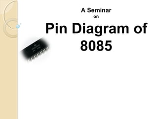 Pin diagram 8085 microprocessor(For College Seminars) | PPT | Operating ...