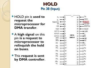 Pin diagram 8085 microprocessor(For College Seminars) | PPT