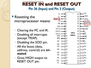 Pin diagram 8085 microprocessor(For College Seminars) | PPT