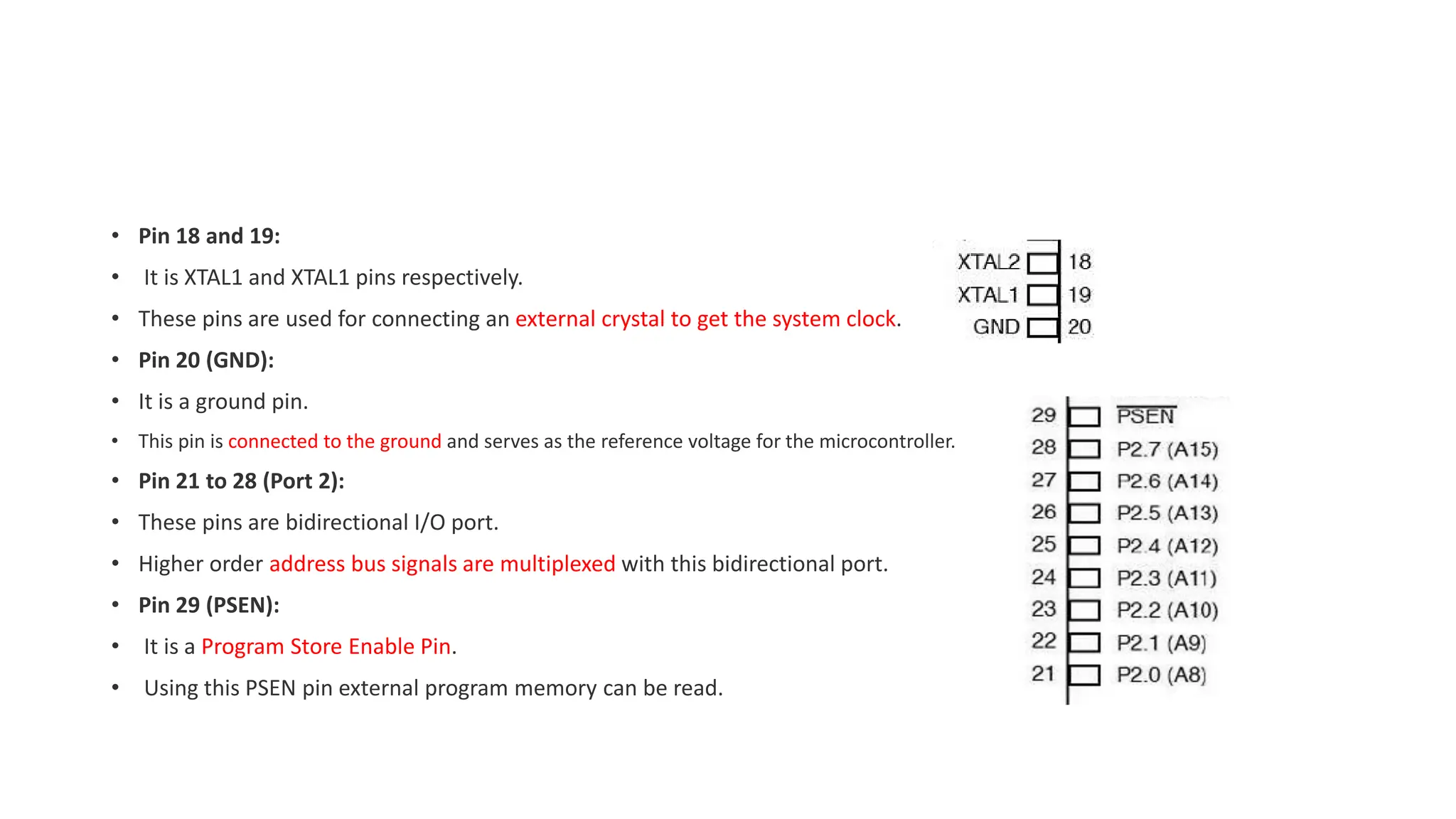 Pin configuration of 8051 Microcontroller.pdf