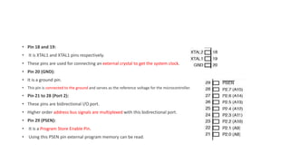 Pin configuration of 8051 Microcontroller.pdf