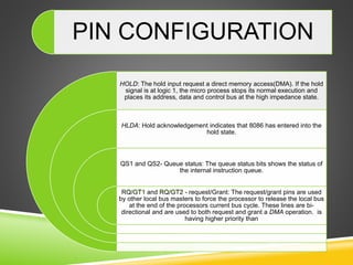 PIN Specification of 8086 Microprocessor | PPTX