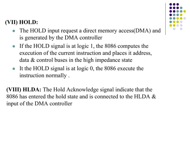 Pin digram of 8086 | PPTX