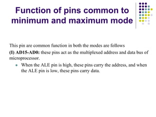 Pin digram of 8086 | PPTX