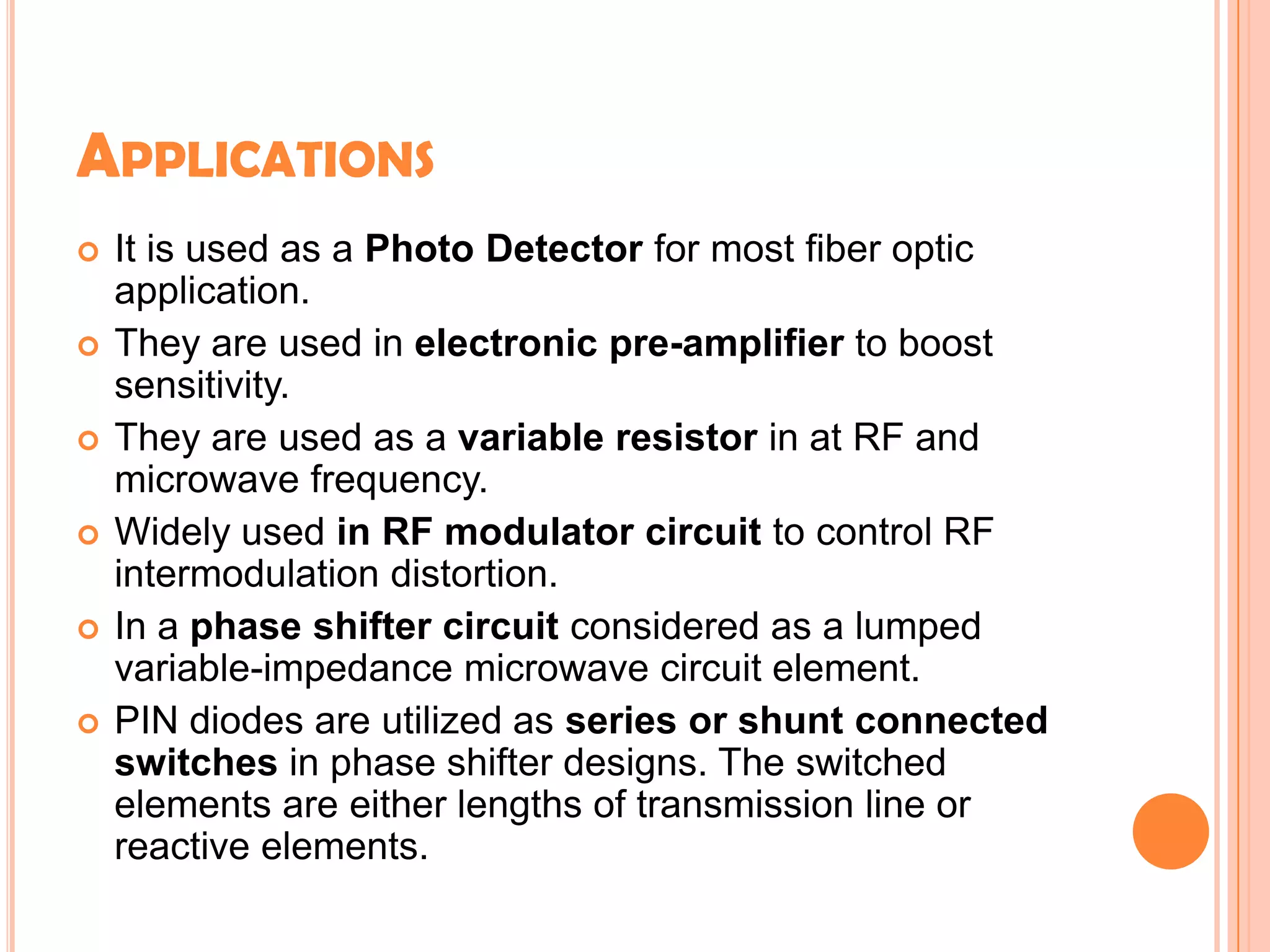 Pin Diode & Varactor Diode | PPTX